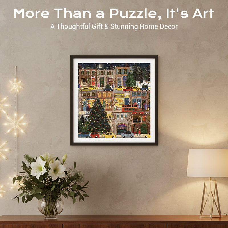 Winter Lights Decorative Puzzle Set – perfekteg